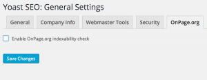 Yoast WordPress SEO Tutorial Settings