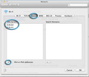 Query dns/domains in macos using dig and nslookup via the command line