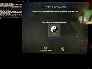 Reset Forgotten Admin & Standard User Password macOS and OSX