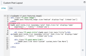 Add a banner based on Custom Taxonomy Term in a Beaver Themer Posts ...